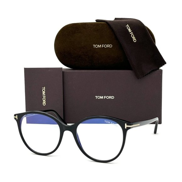 Tom Ford | Accessories | Tom Ford Ft5742b 0 Black Blue Block 53mm ...
